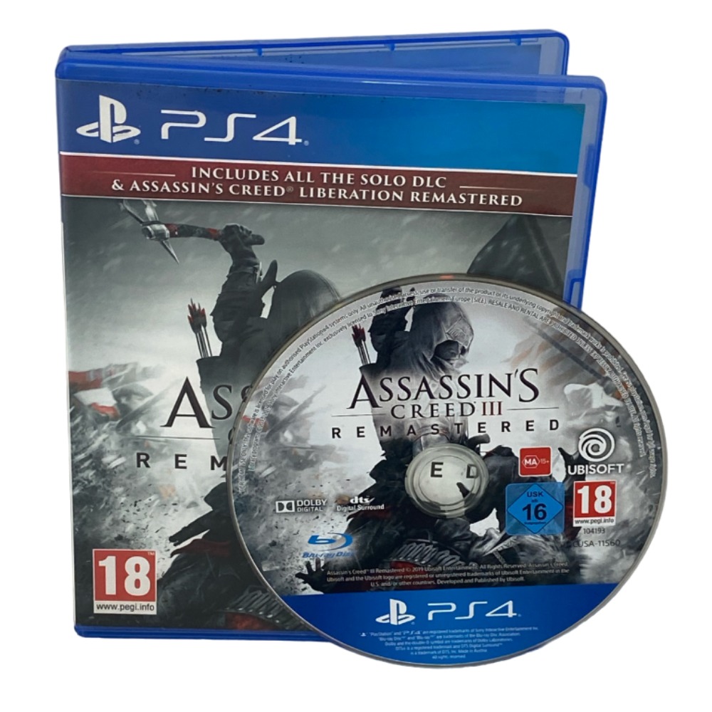 Pre-owned Assassins Creed Remastered PS4 Game - Own4Less